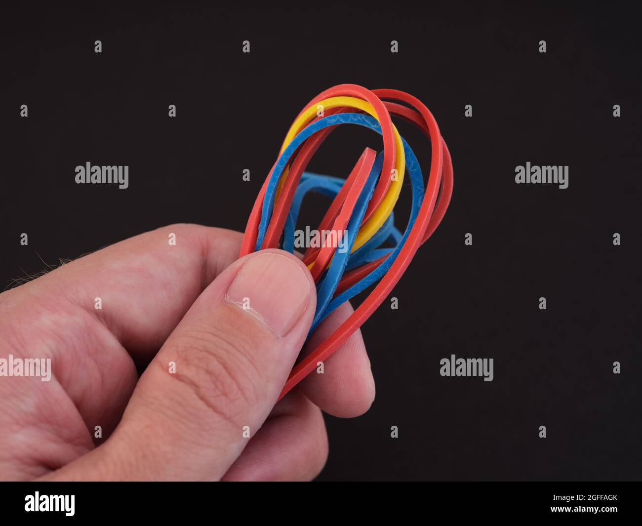 Rubber band person hi-res stock photography and images - Alamy