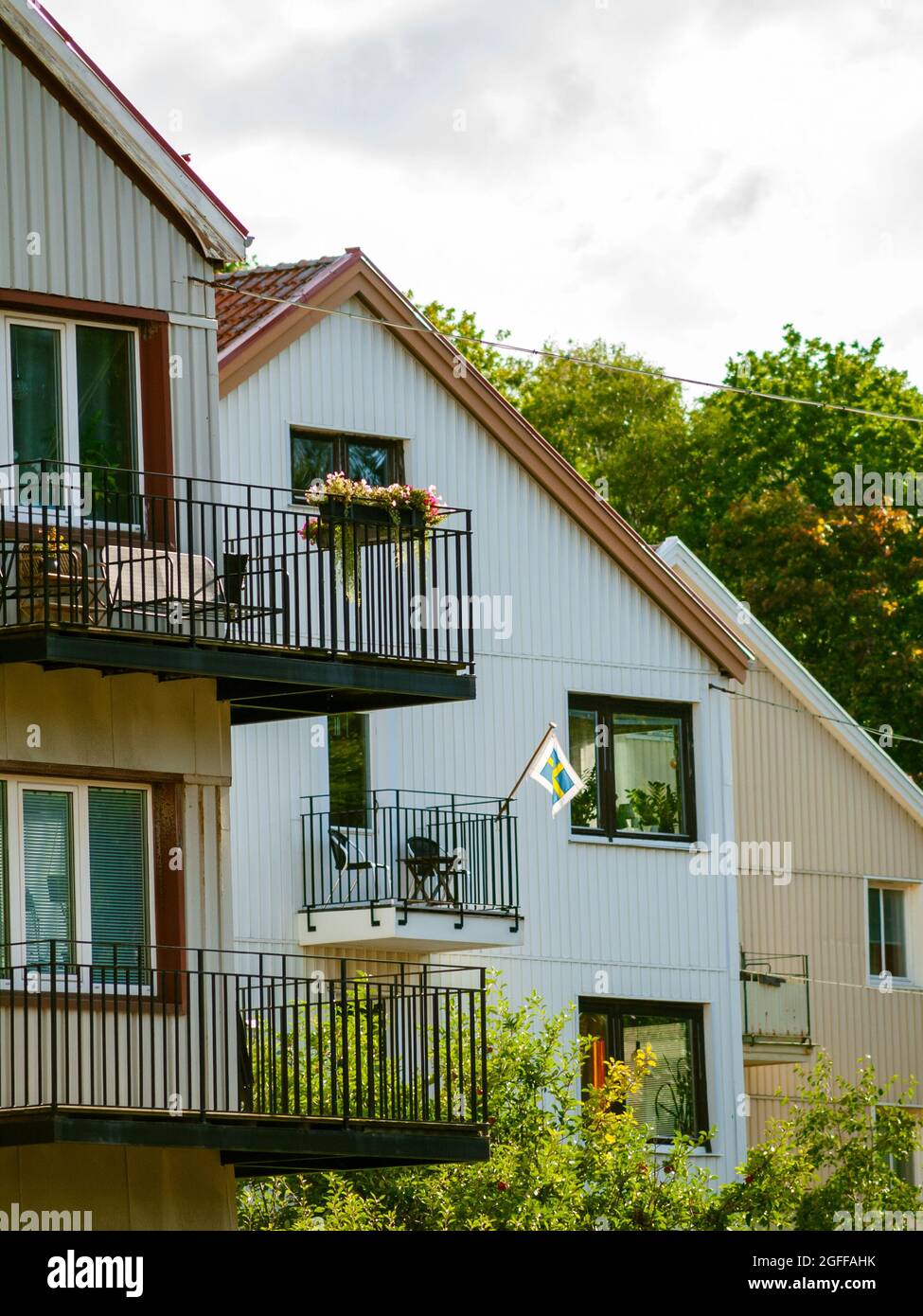 A color image in a picturesque neighborhood Stock Photo - Alamy