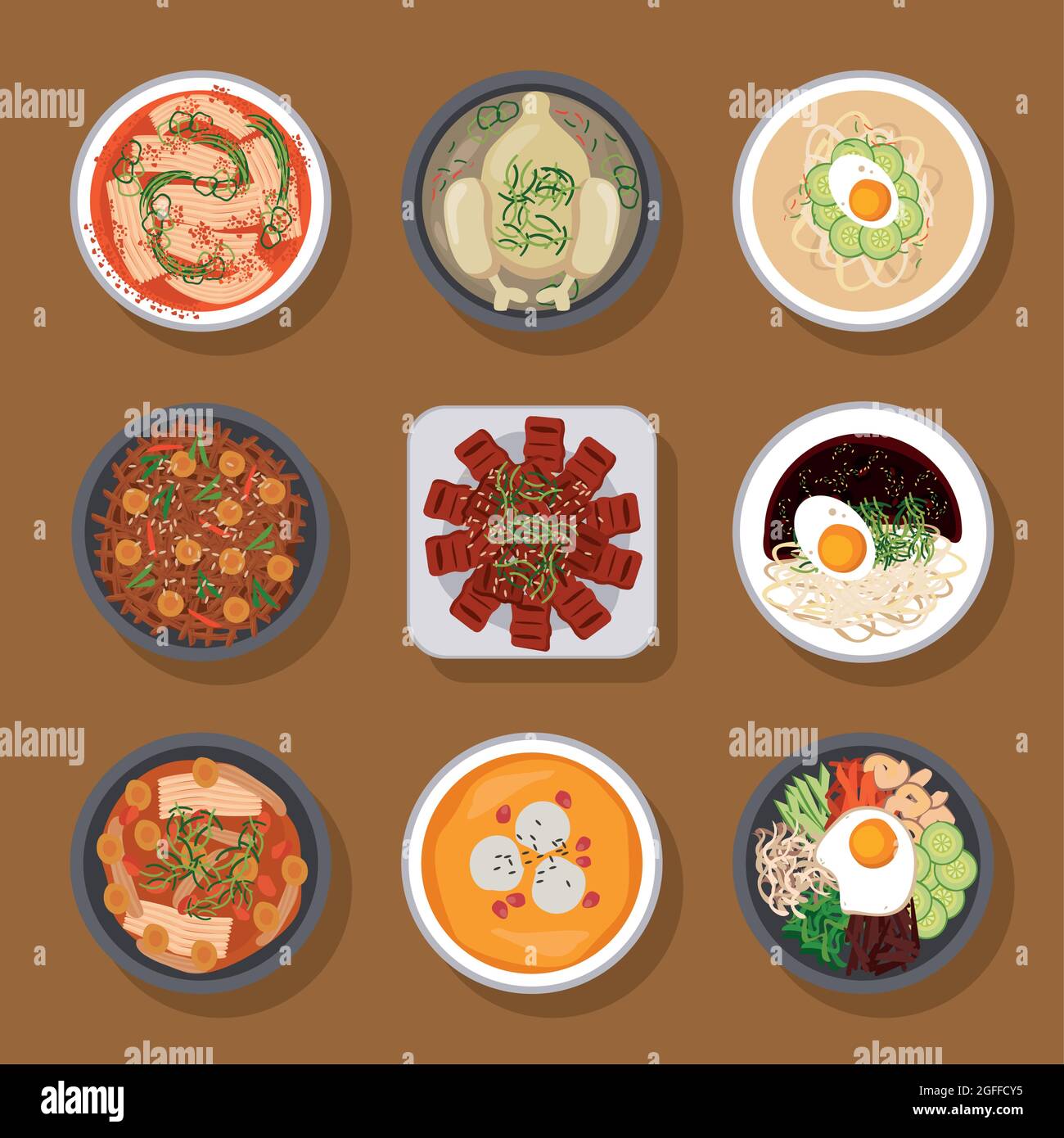 Bulgogi korean food Stock Vector Images - Alamy