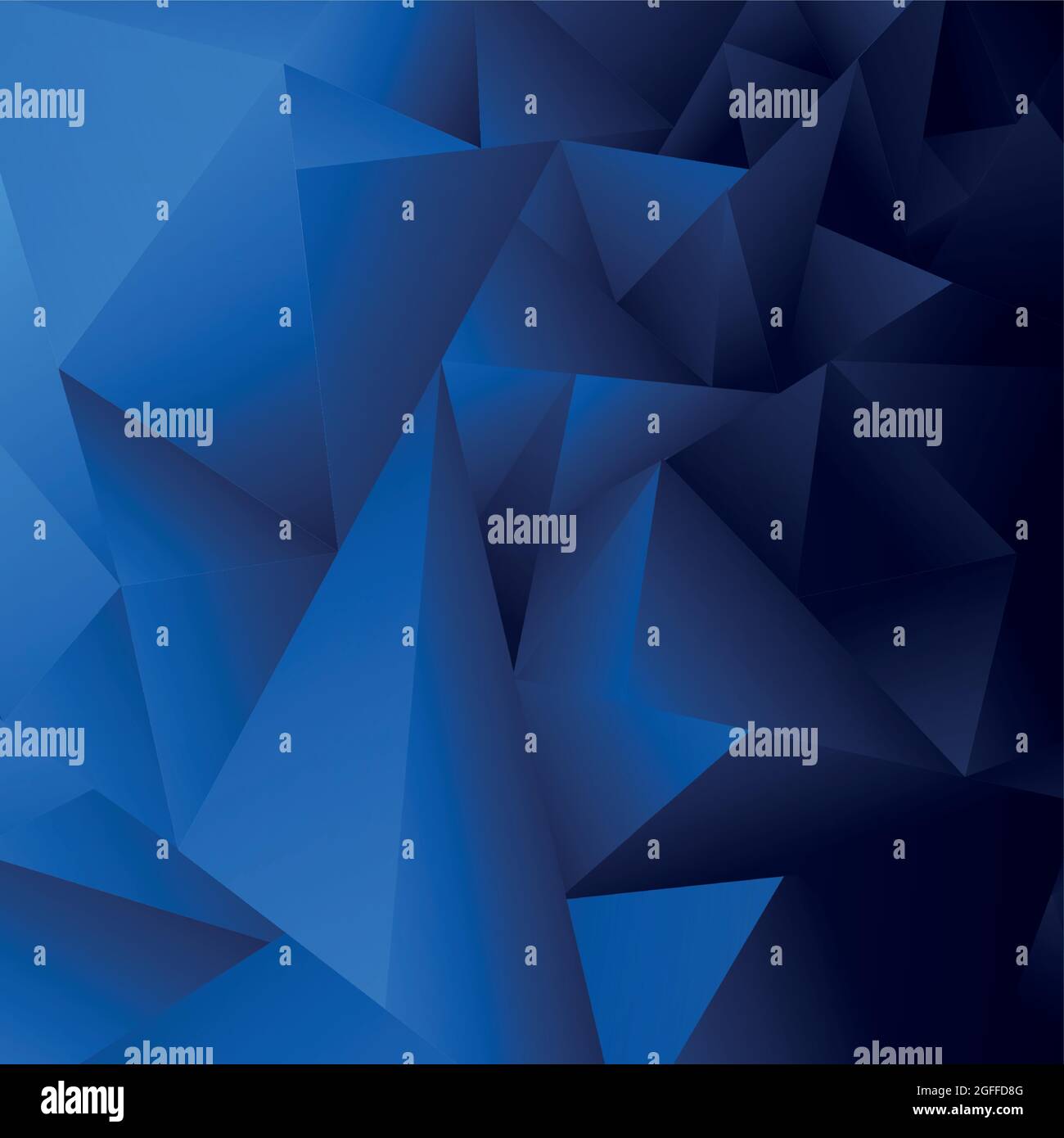 Abstract blue gradient triangles of different sizes - Vector illustration Stock Vector Image ...