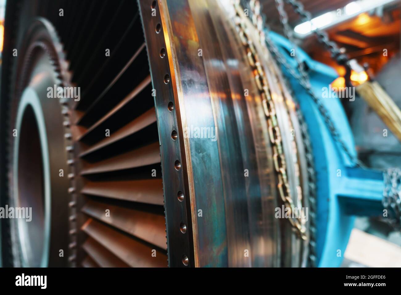 Rotor blades steam turbine hi-res stock photography and images - Alamy