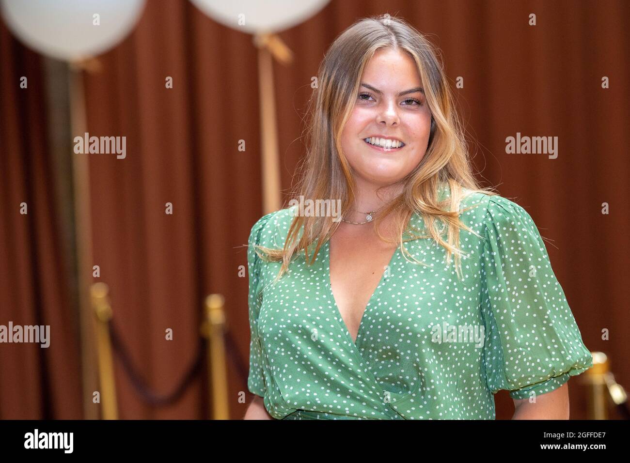 Countess Eloise van Oranje during the opening of pop-up exposition ...