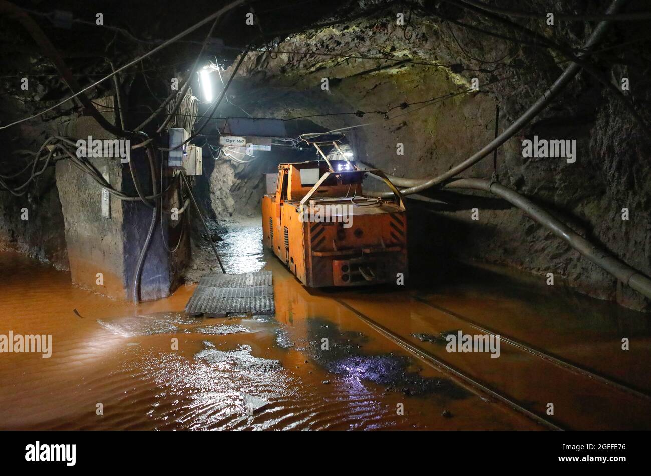 Electric Mine Locomotive High Resolution Stock Photography and Images ...