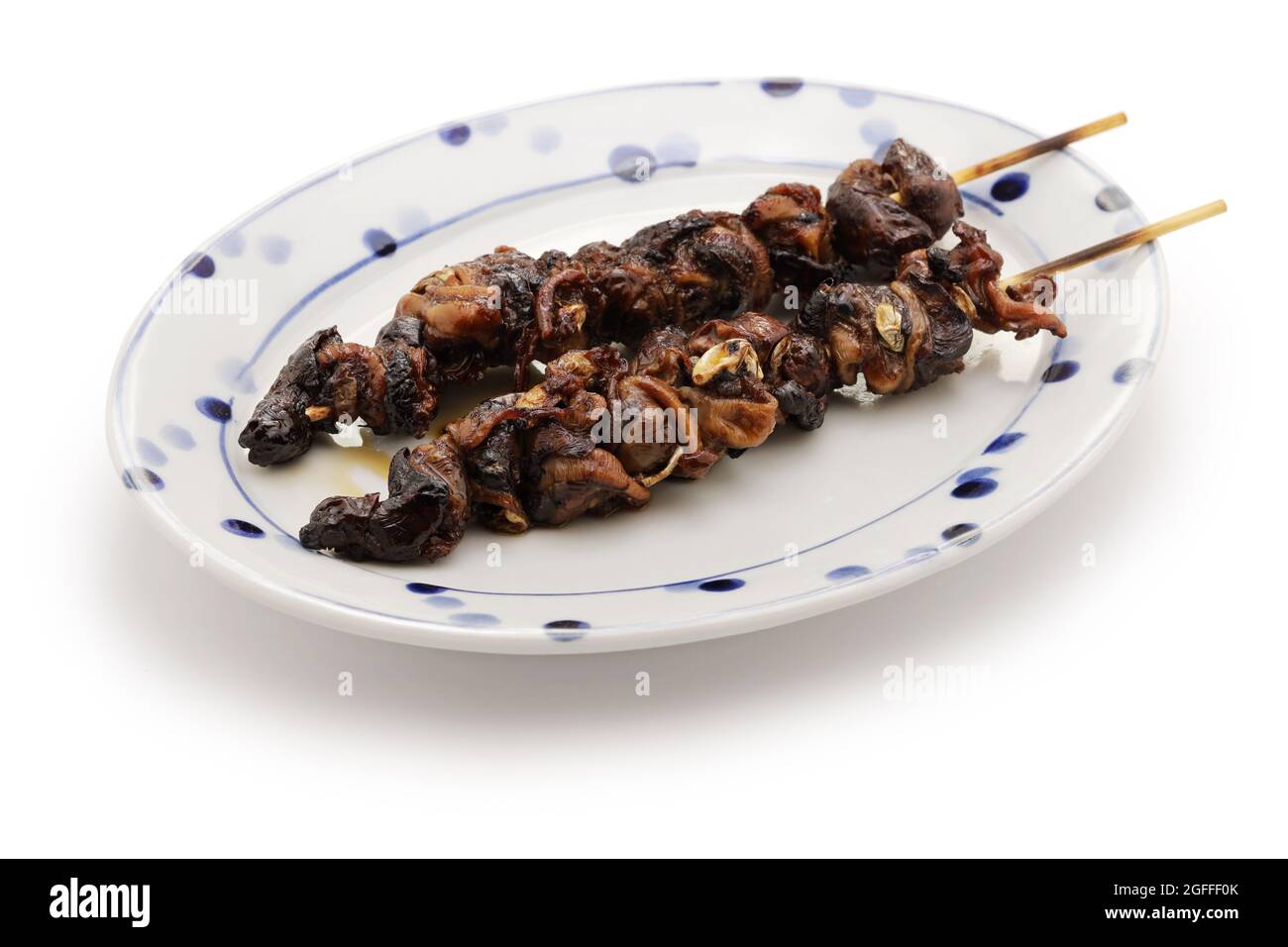 grilled eel liver, unagi no kimoyaki, japanese cuisine Stock Photo - Alamy