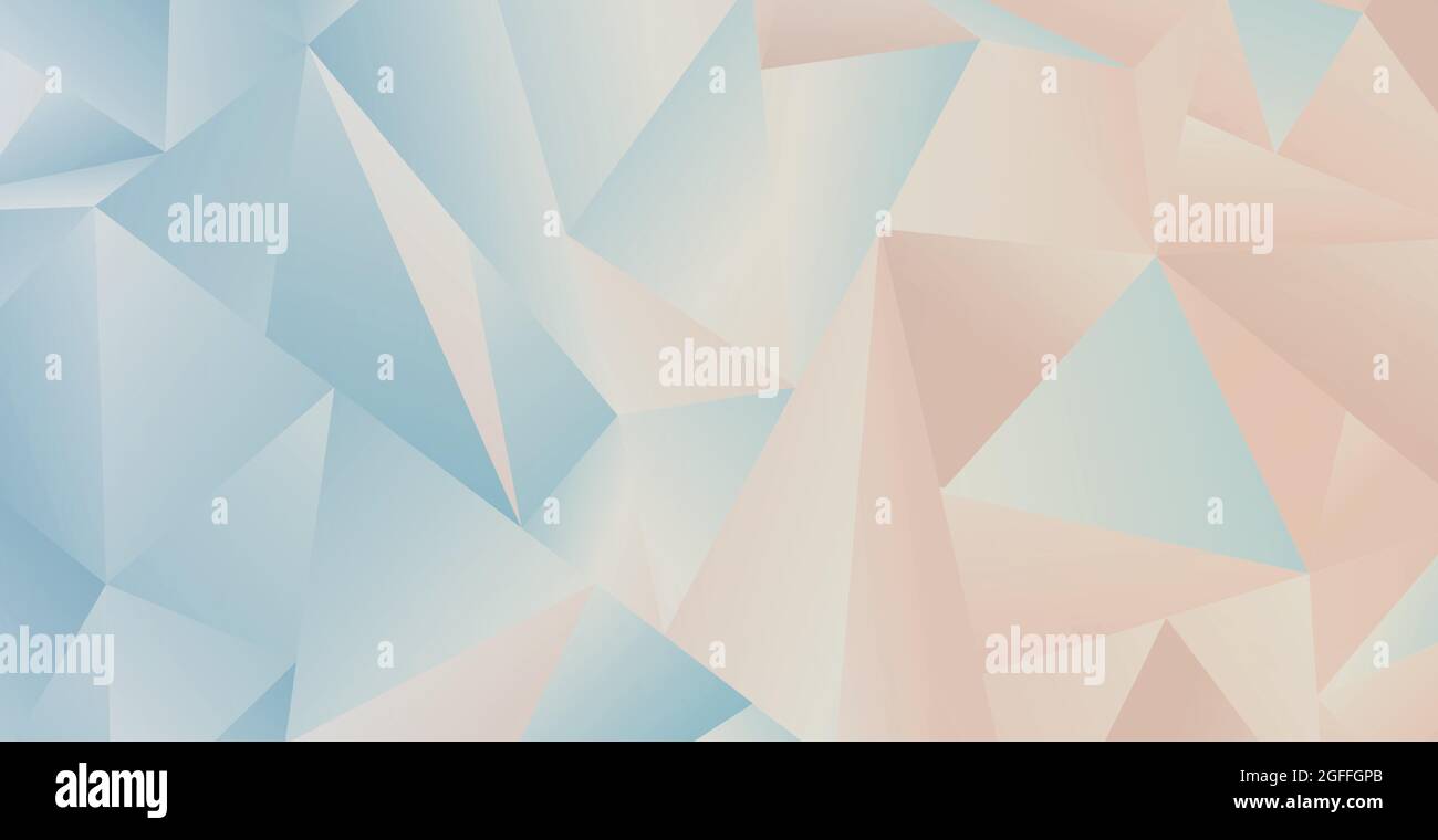 Abstract blue gradient triangles of different sizes - Vector ...