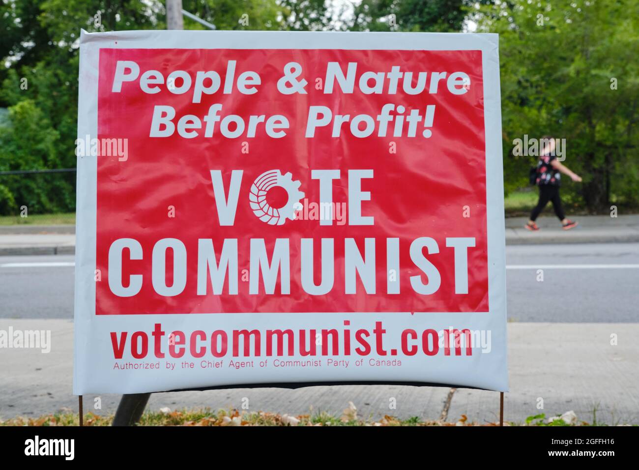 Vote Communist's Election banner for the next Canadian Federal ...