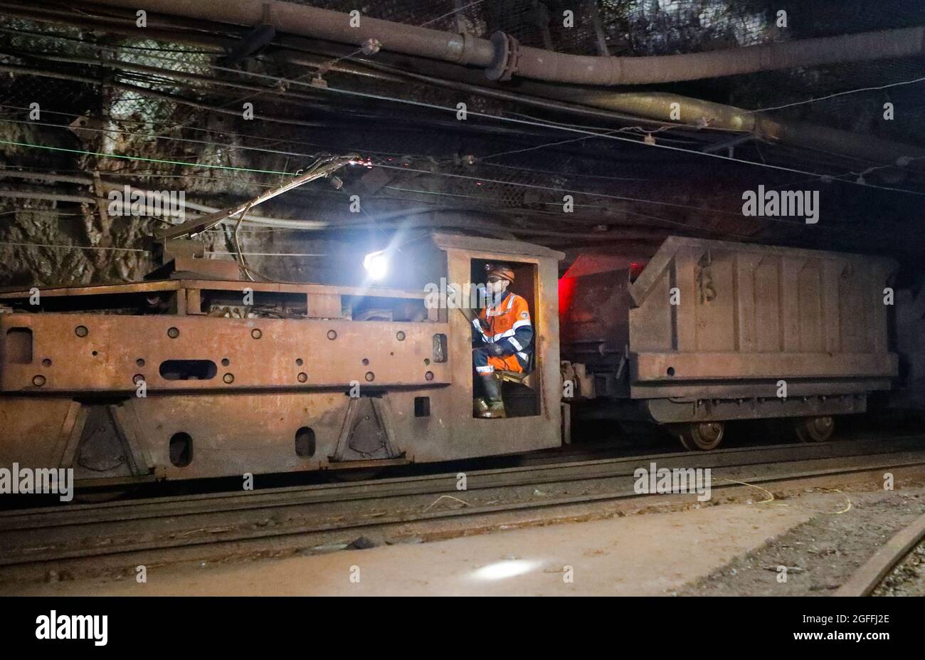 Electric Mine Locomotive High Resolution Stock Photography and Images ...