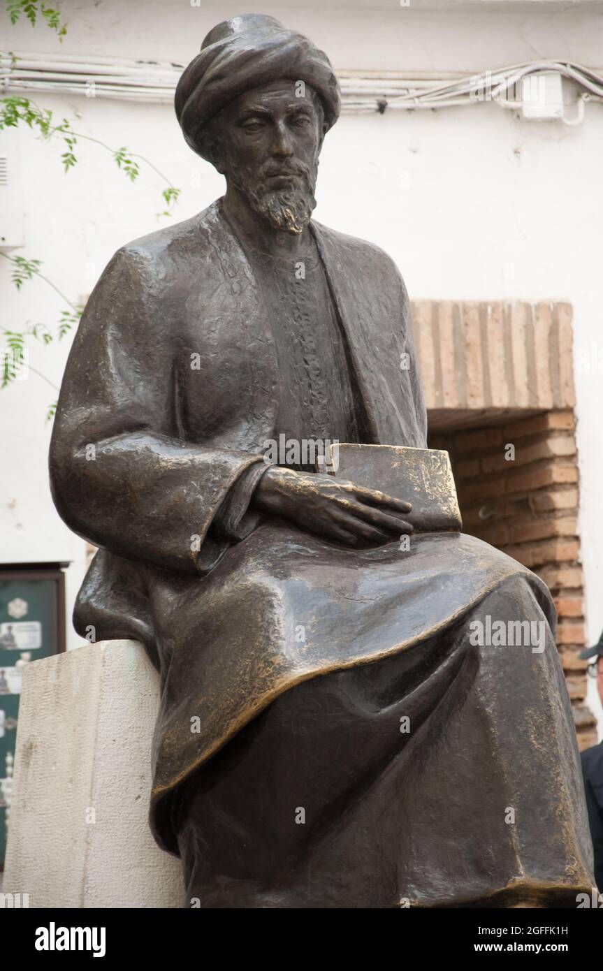 Statue of Ben Maimonides (Theologian, Philosopher, Doctor and Rabbi ...