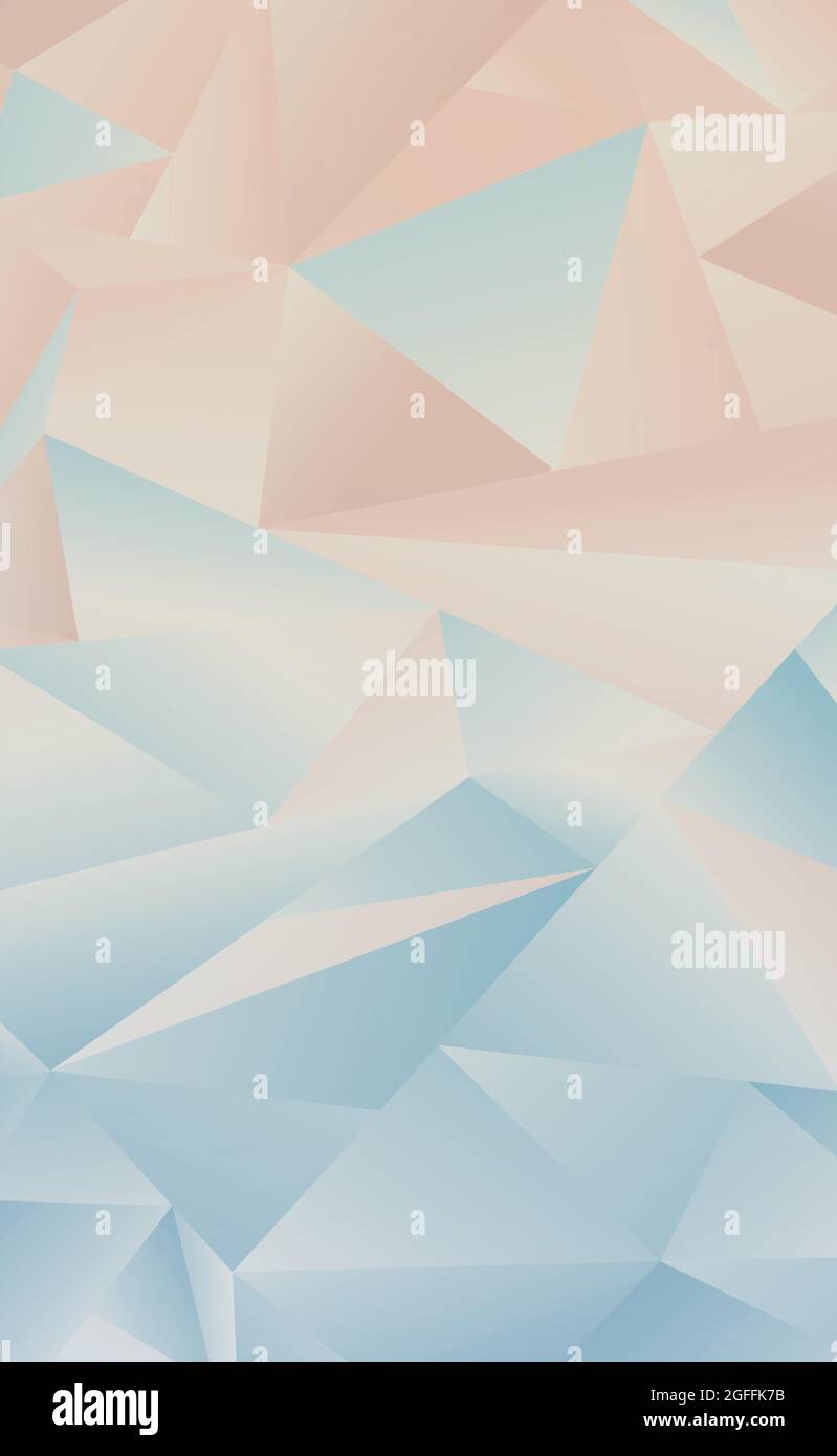 Abstract blue gradient triangles of different sizes - Vector ...