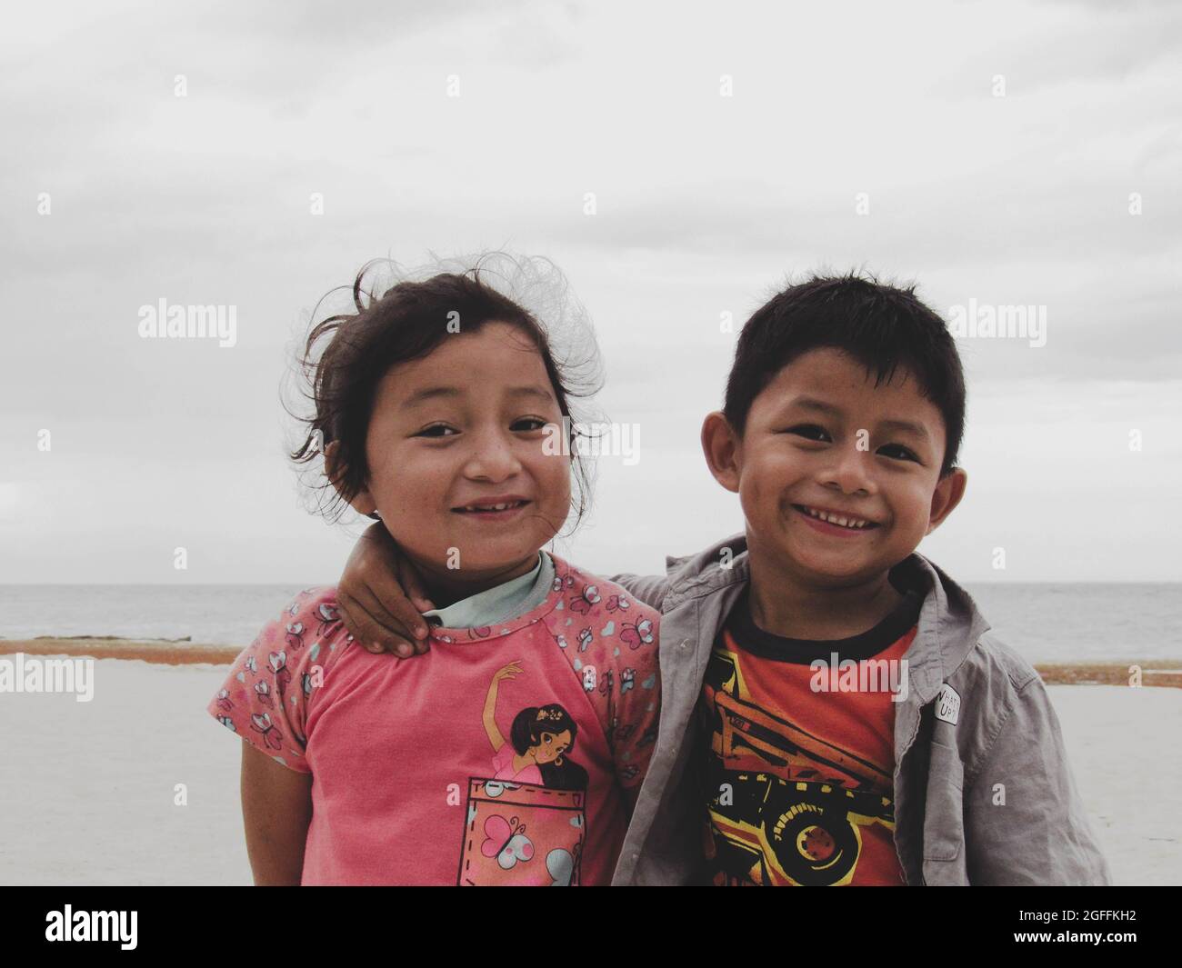 Belize island people boy portrait hi-res stock photography and images ...