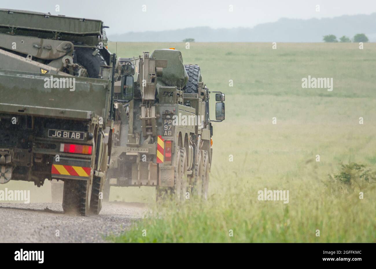 Man sx45 8x8 recovery vehicle hi-res stock photography and images - Alamy