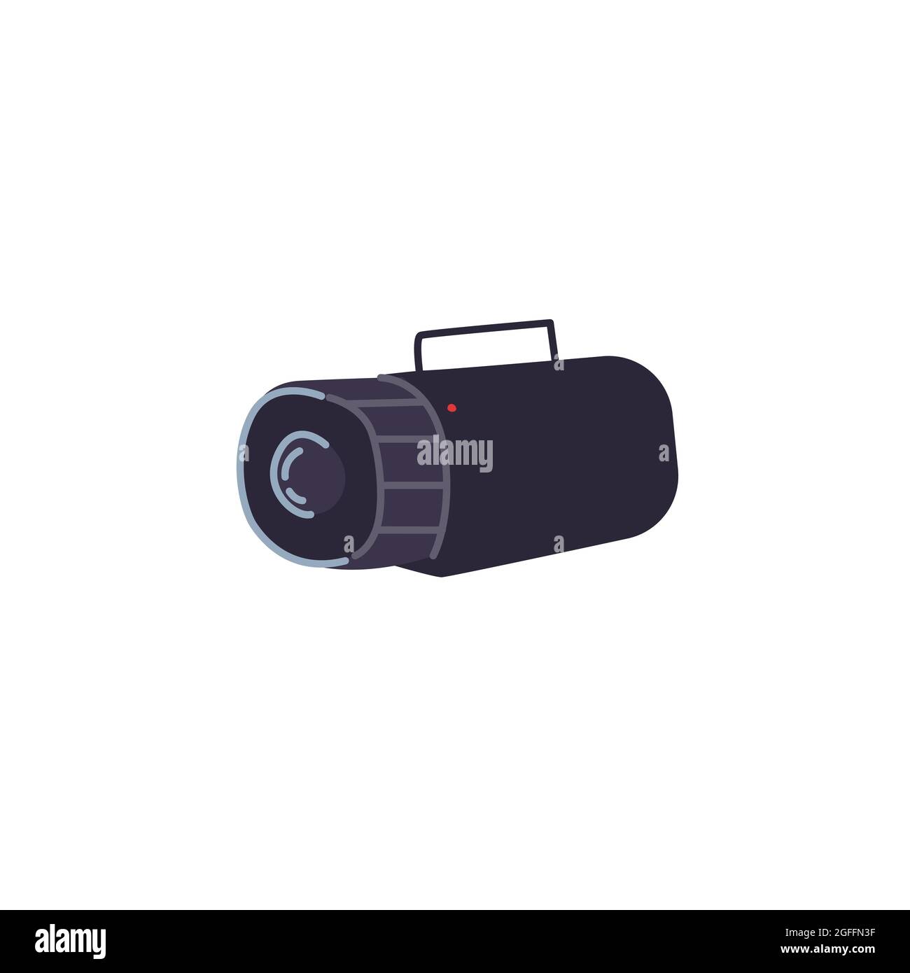 Flat cartoon searchlight,professional TV studio equipment for ...