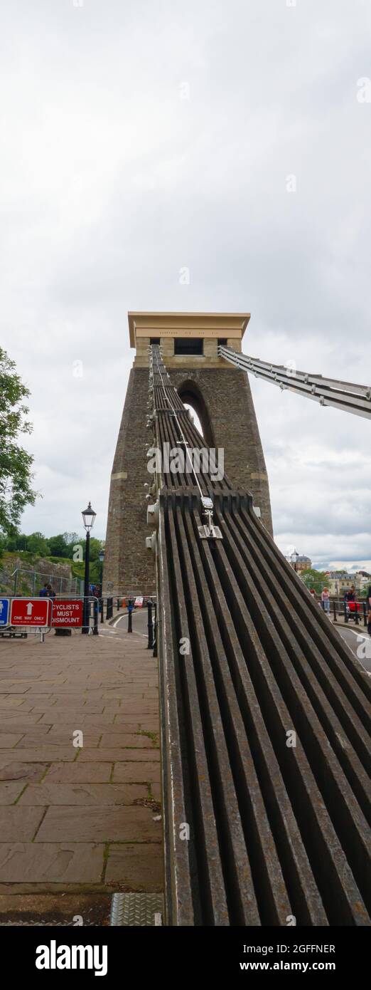 view of the world famous Isambard Kingdom Brunel designed Clifton ...