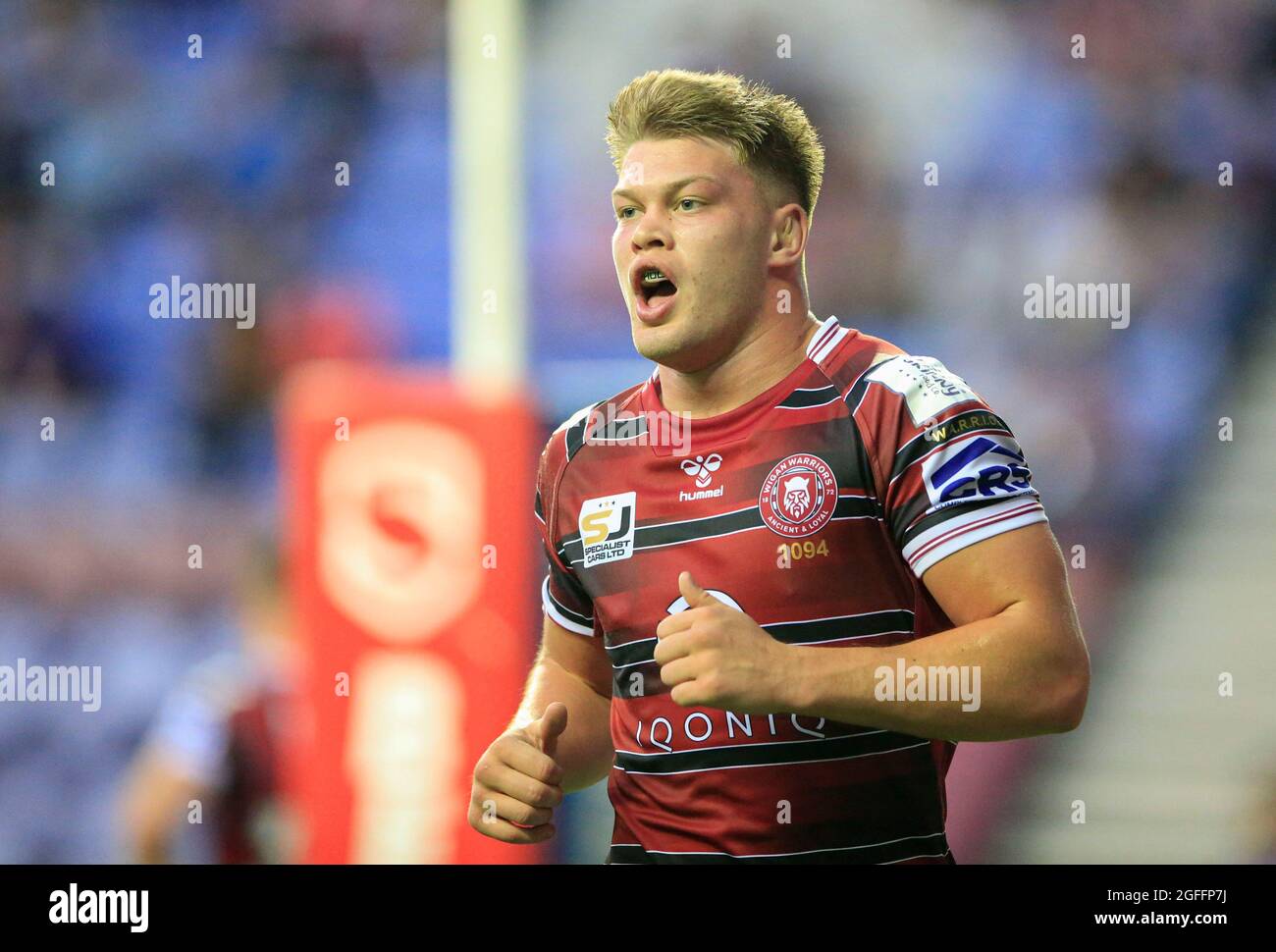 Morgan Smithies (15) of Wigan Warriors Stock Photo - Alamy
