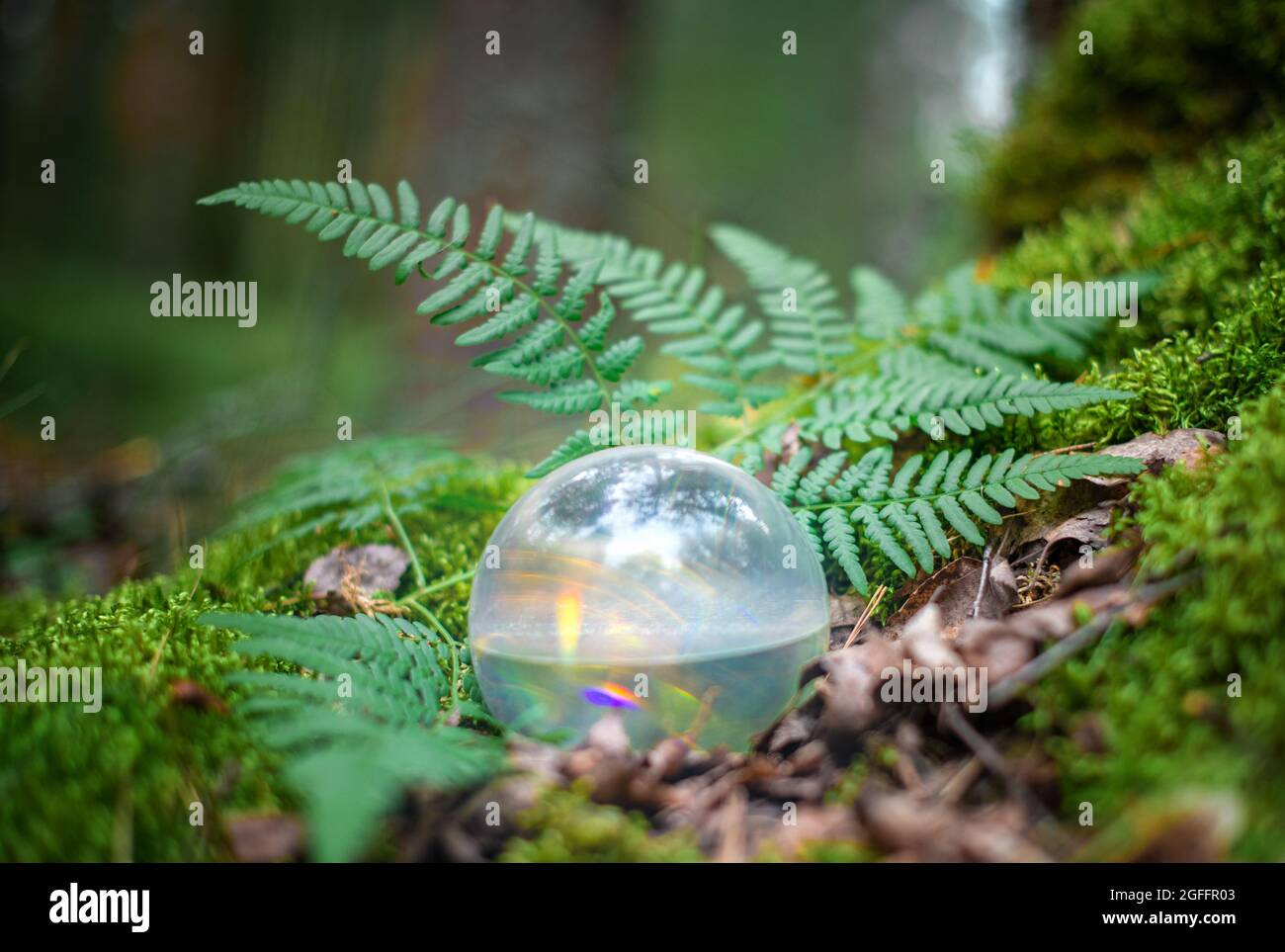 Mystical and magical magical, fantastic glowing crystal ball for ...