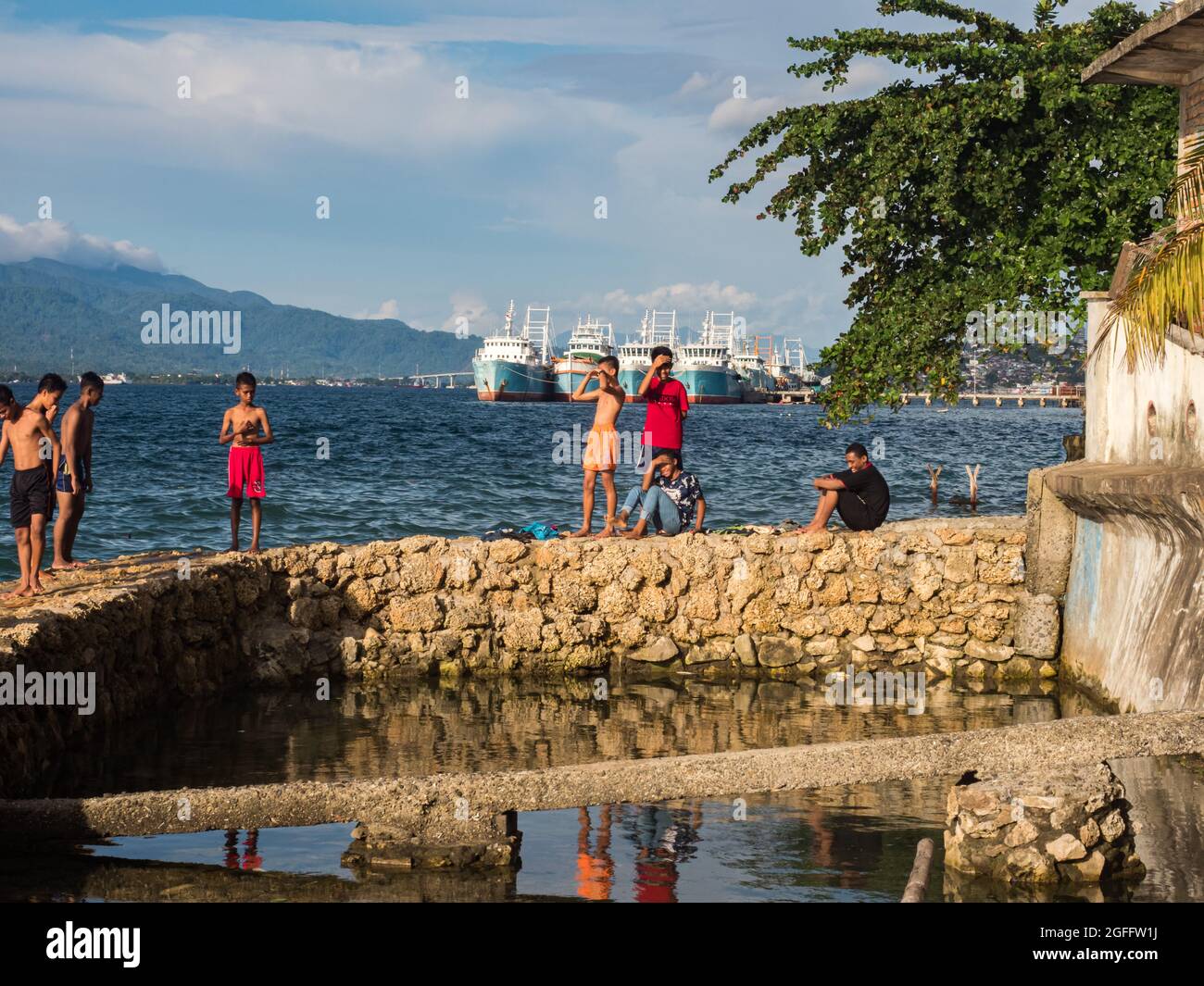 Ambon port hi-res stock photography and images - Alamy