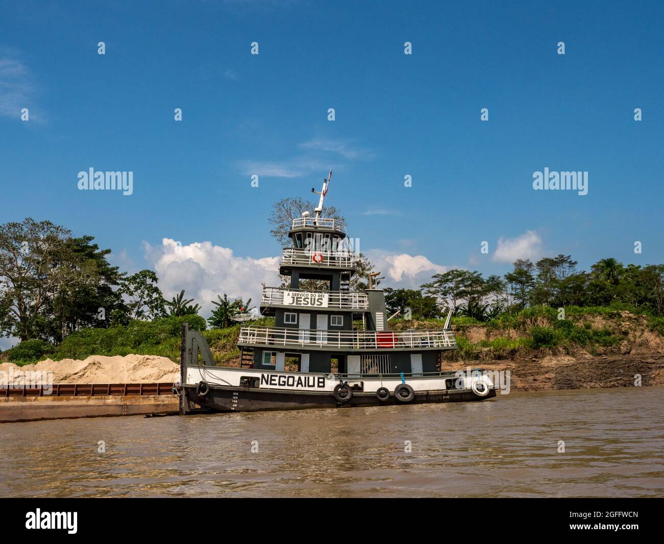 Amazon river transportation hi-res stock photography and images - Alamy