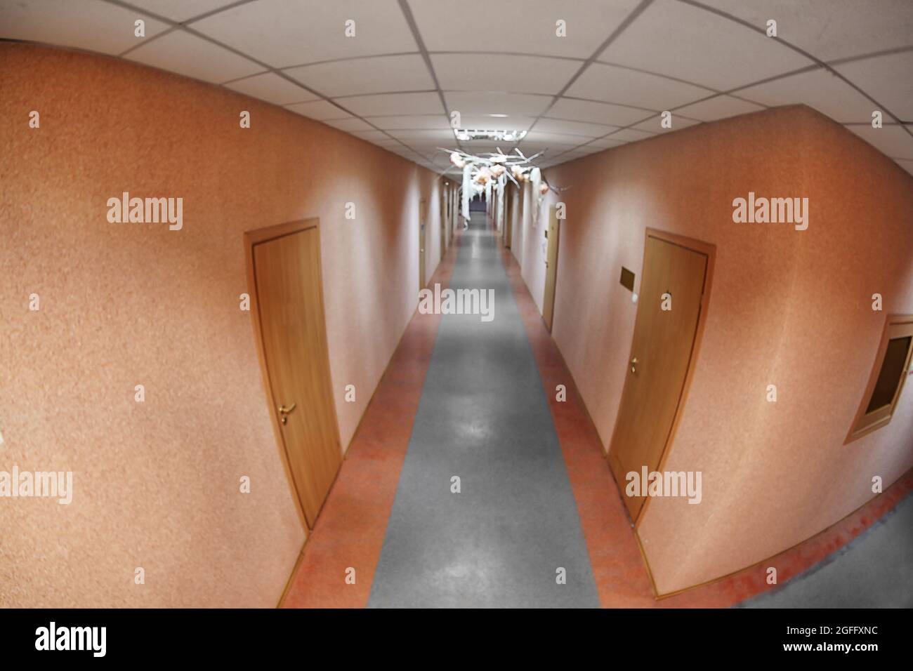 Corridor, top view Stock Photo - Alamy