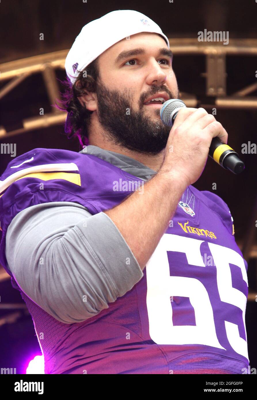 London. UK. John Sullivan at the NFL Block Party with London's Regent ...