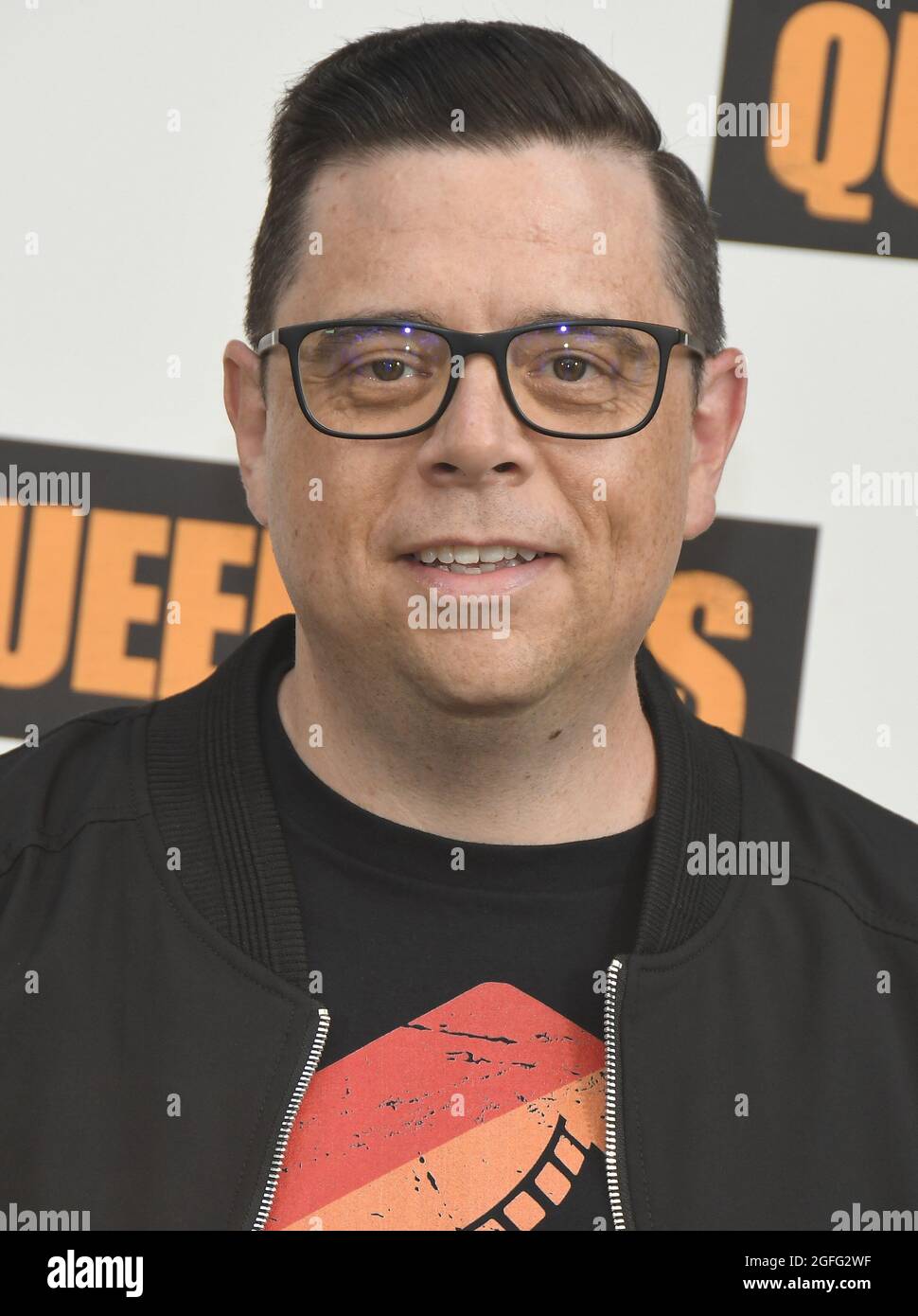 Los Angeles, USA. 25th Aug, 2021. Aron Gaudet at STX's QUEENPINS ...