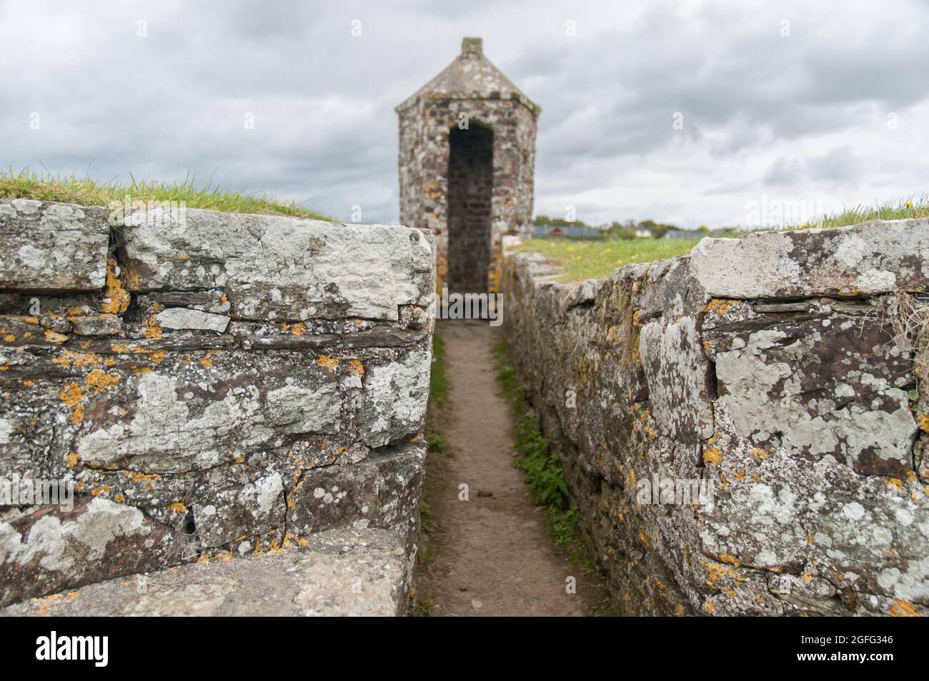 Sentry box at Charles Fort, which once protetected the entry to Kinsale ...