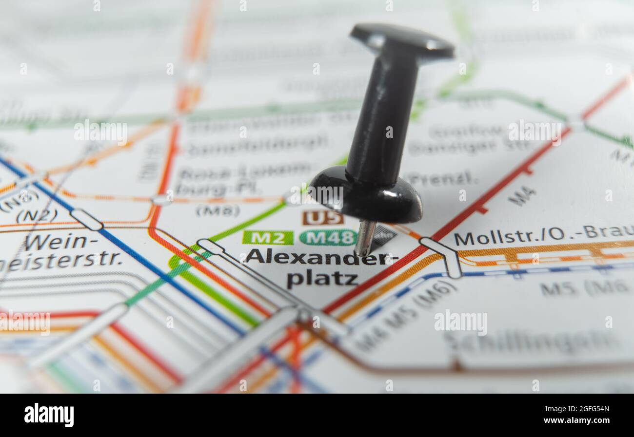 Berlin underground map hi-res stock photography and images - Alamy