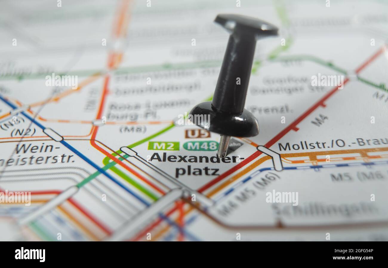 Berlin underground map hi-res stock photography and images - Alamy