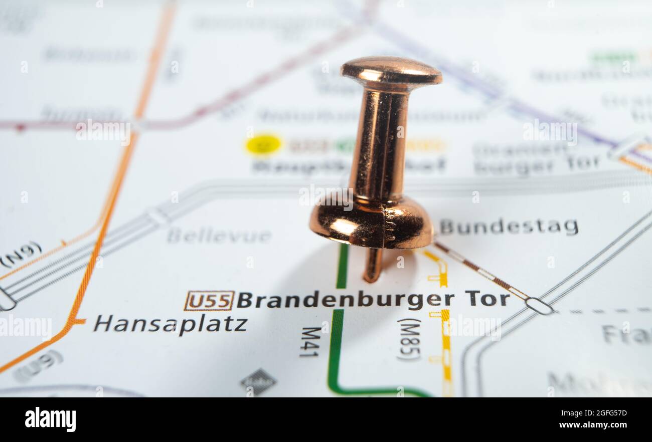 Berlin underground map hi-res stock photography and images - Alamy