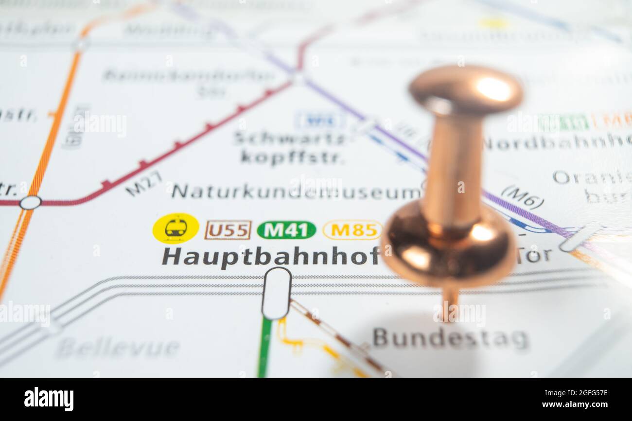 Berlin underground map hi-res stock photography and images - Alamy