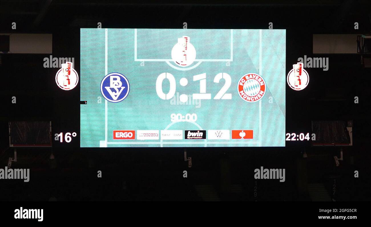 Bremen, Deutschland. 25th Aug, 2021. firo: 25.08.2021, Fuvuball, 1st ...