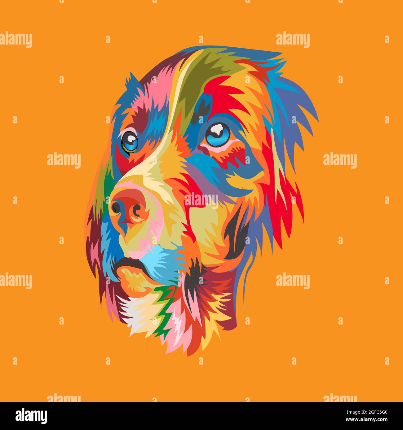 dog animal illustration Stock Photo - Alamy