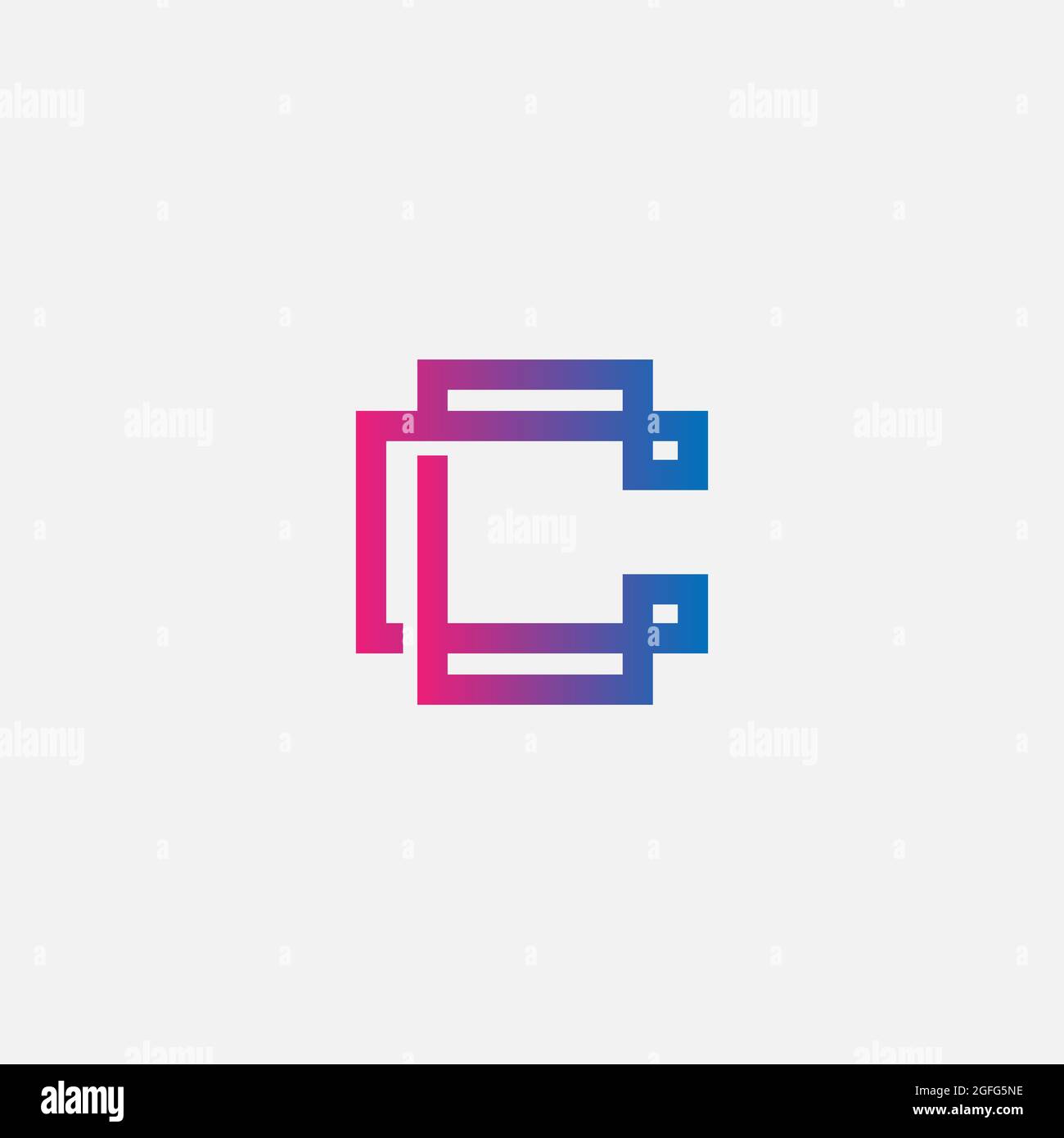 letter c monogram Stock Photo - Alamy