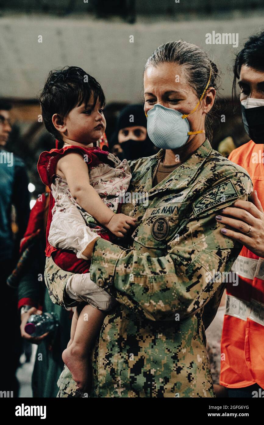 Sigonella, Italy. 22nd Aug, 2021. U.S. Navy Command Master Chief Anna ...