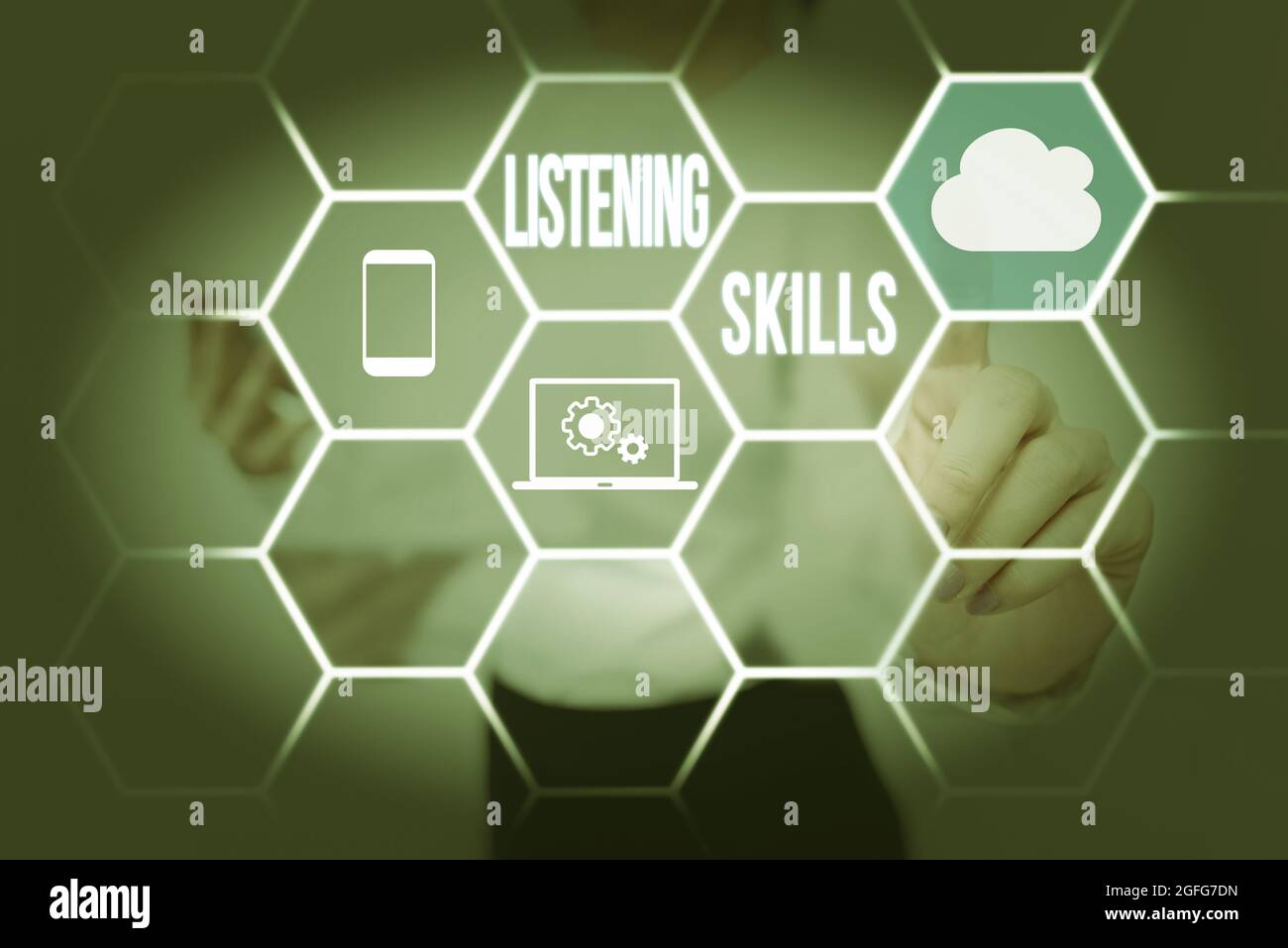 Inspiration showing sign Listening Skills. Conceptual photo ability to ...