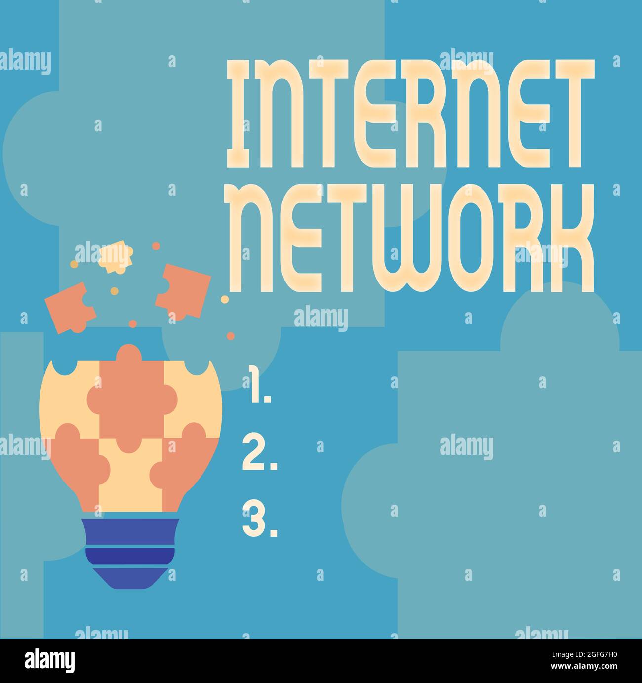 Conceptual display Internet Network. Business idea connects computers ...