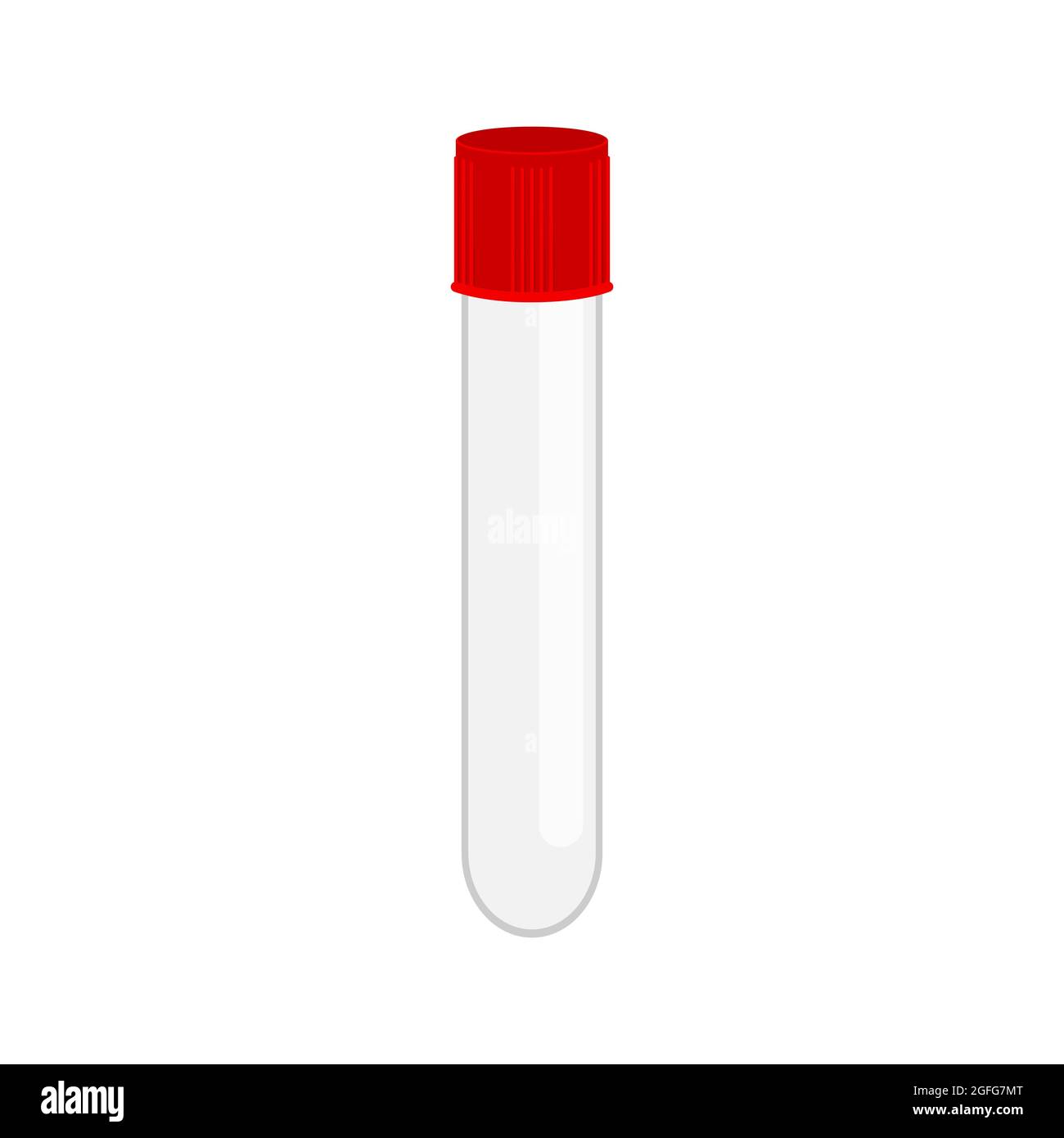 Blood vial test tube Stock Vector Images - Alamy