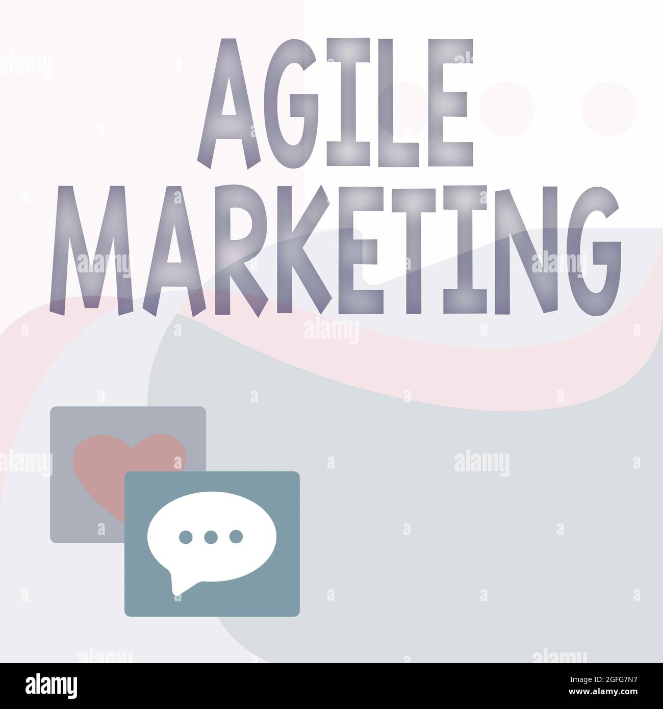 Inspiration showing sign Agile Marketing. Business concept focusing ...