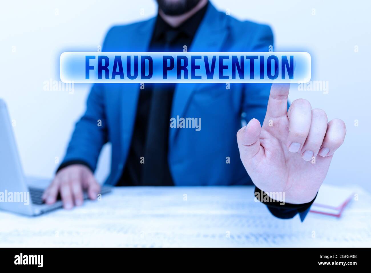 Writing displaying text Fraud Prevention. Word for the act of stopping ... Writing displaying text Fraud Prevention. Word for the act of stopping ...