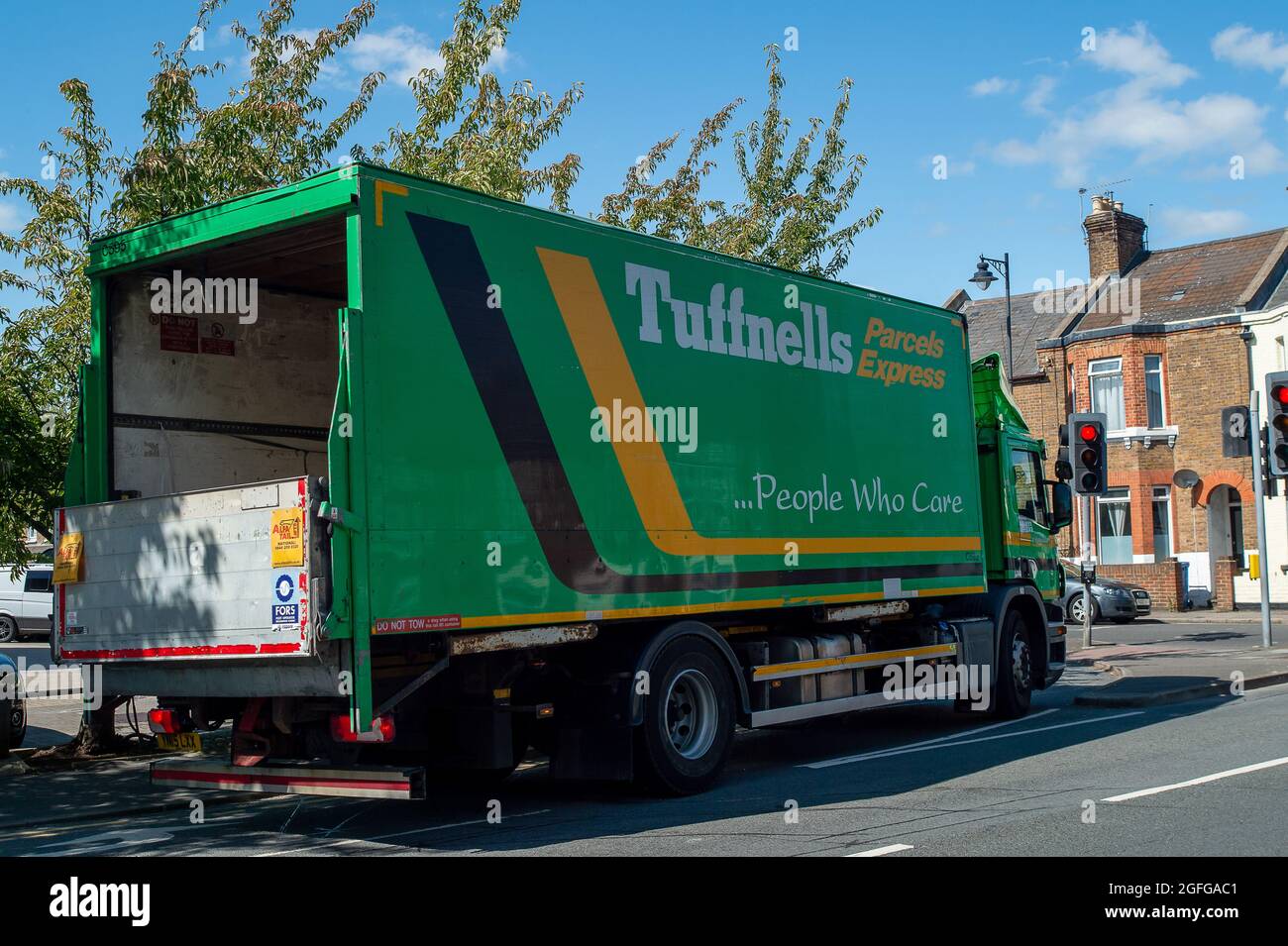 Tuffnells delivery van hi-res stock photography and images - Alamy