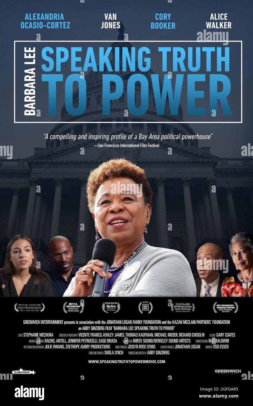 BARBARA LEE: SPEAKING TRUTH TO POWER, (aka TRUTH TO POWER), poster ...