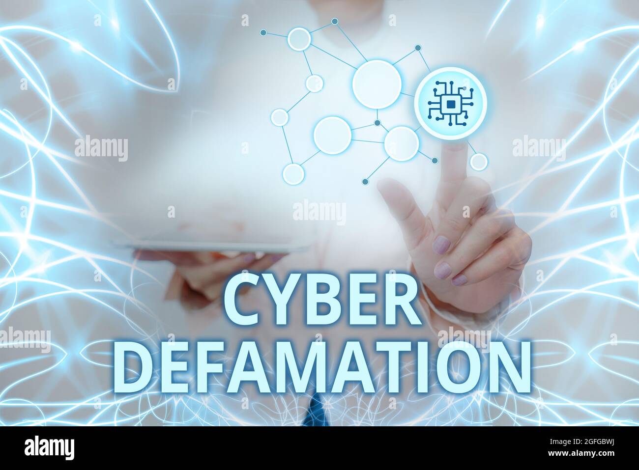 Inspiration showing sign Cyber Defamation. Conceptual photo slander ...