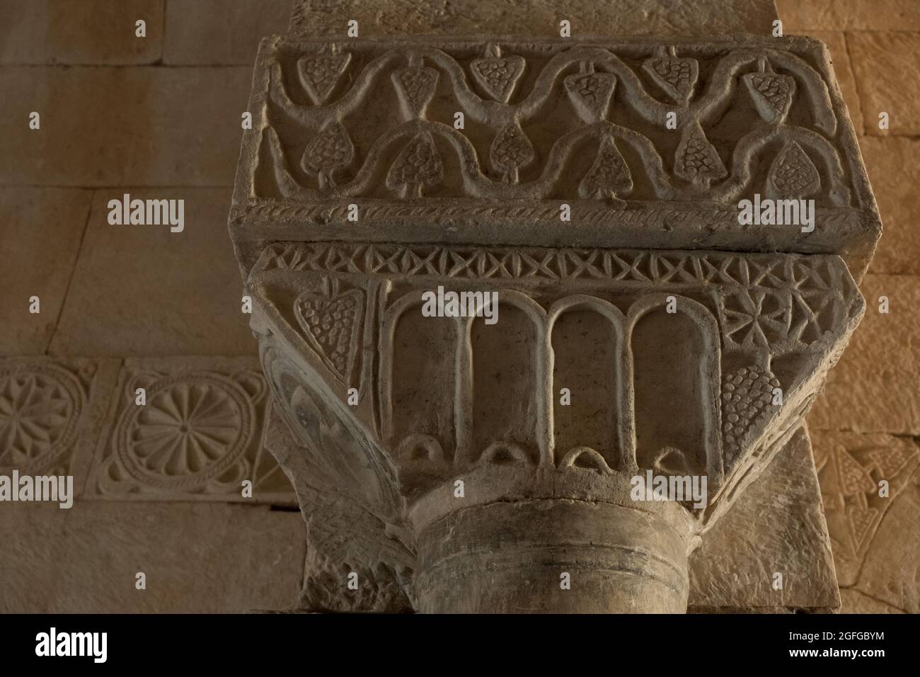 decorative reliefs from the Visigothic church of San Pedro de la Nave ...