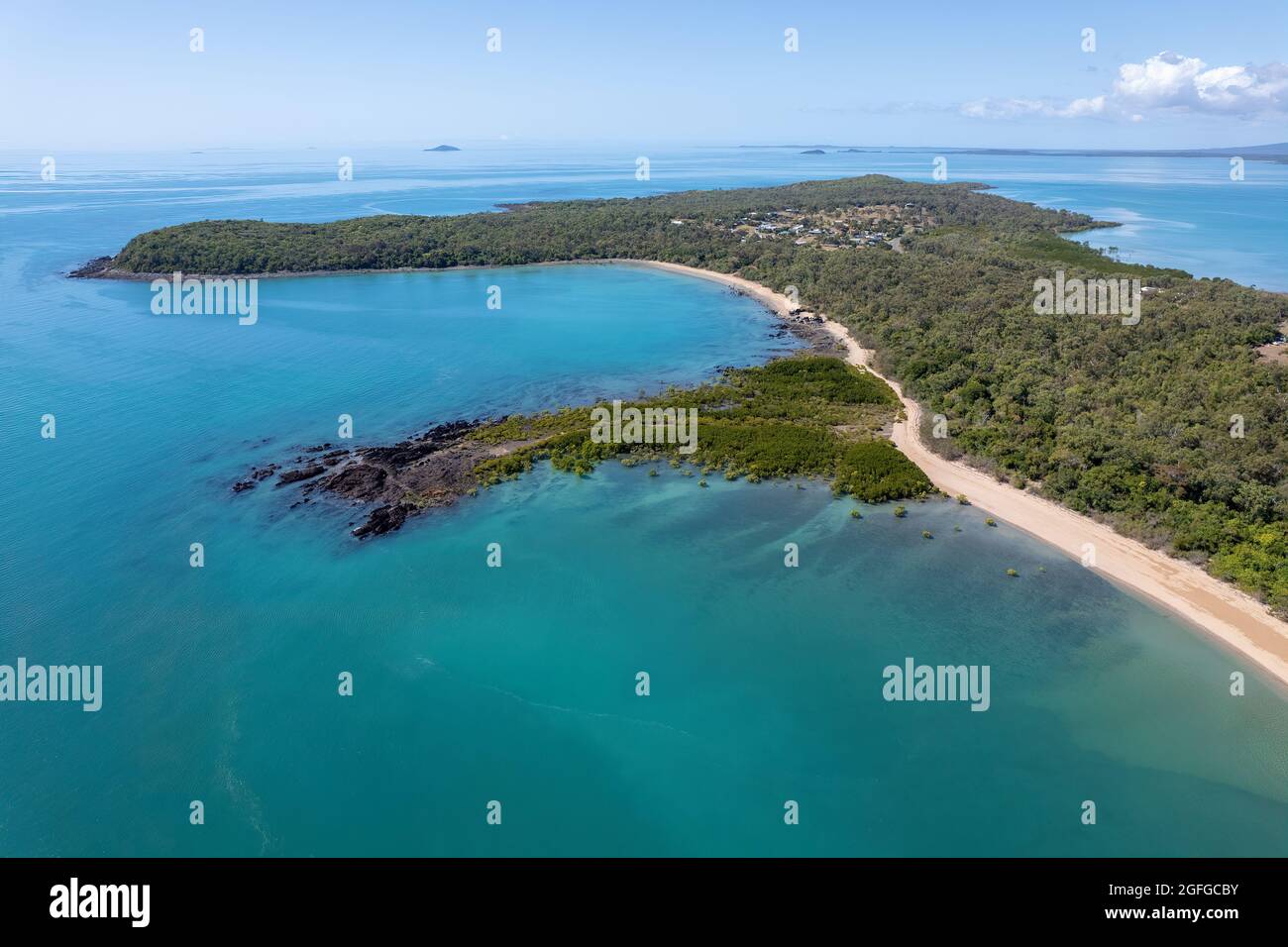 Peninsula at Freshwater Point, Sarina, Queensland, Australia Stock ...
