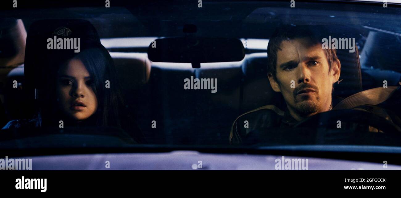 Los Angeles. CA. USA. Ethan Hawke and Selena Gomez in the ©Warner Bros. new production: Getaway ...