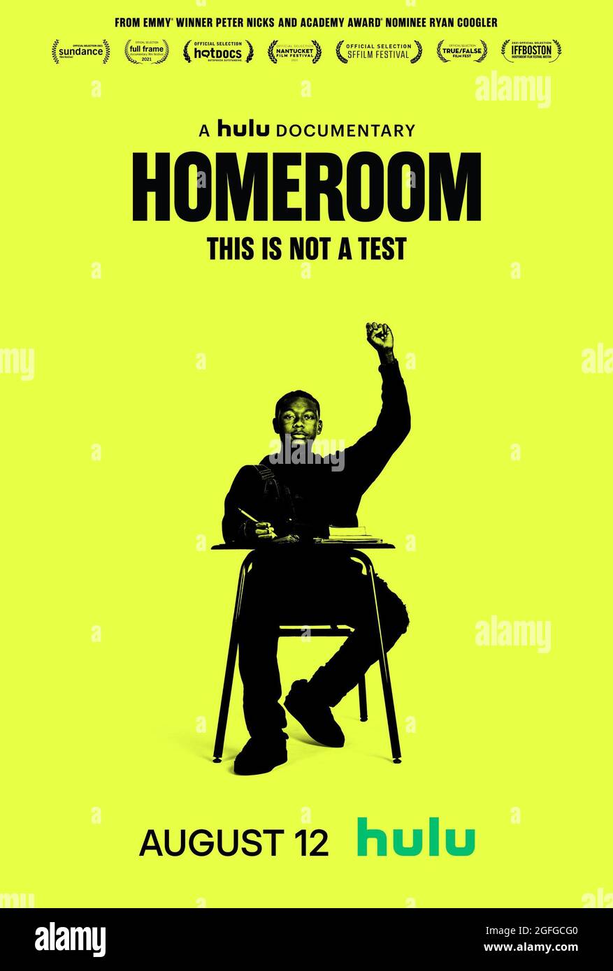 HOMEROOM, poster, 2021. © Hulu / courtesy Everett Collection Stock ...