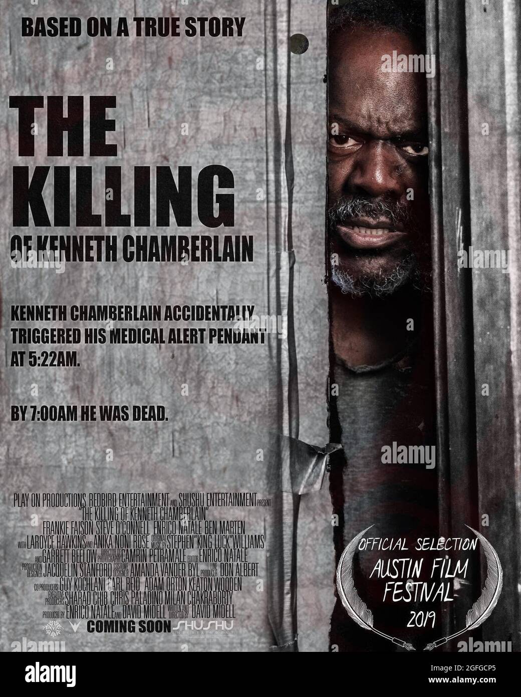 THE KILLING OF KENNETH CHAMBERLAIN, poster, Frankie Faison as Kenneth ...