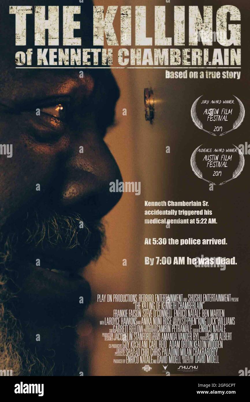 THE KILLING OF KENNETH CHAMBERLAIN, poster, Frankie Faison as Kenneth ...