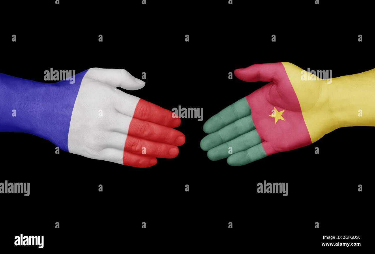 France cameroon flag hi-res stock photography and images - Alamy