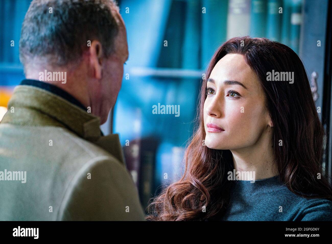 THE PROTEGE, from left: Michael Keaton, Maggie Q, 2021. ph: Simon ...