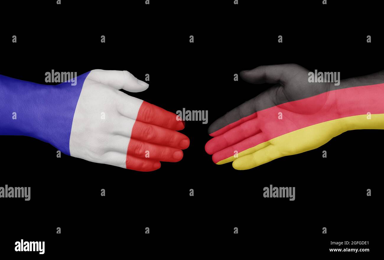France germany flag hi-res stock photography and images - Alamy